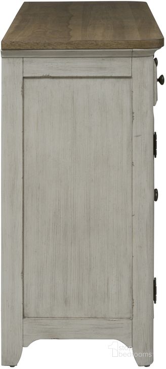 Farmhouse Reimagined Antique White Server by Liberty | 1StopBedrooms