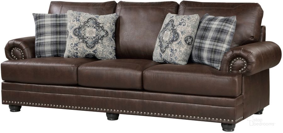 Franklin Sofa In Brown by Homelegance | 1StopBedrooms