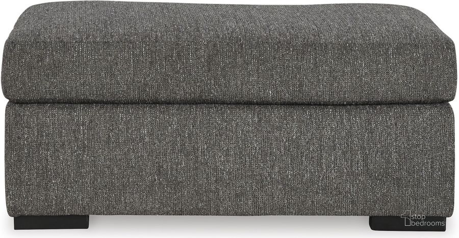 Gardiner Pewter Ottoman by Ashley Furniture | 1StopBedrooms