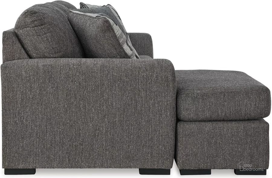 Gardiner Pewter Sofa Chaise by Ashley Furniture | 1StopBedrooms