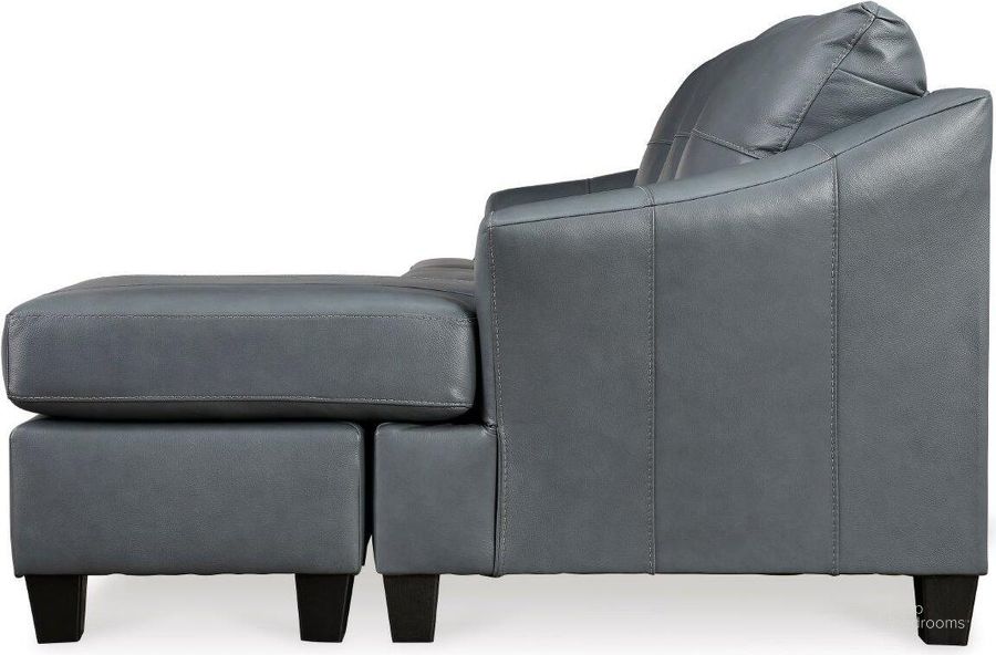 Genoa Sofa Chaise In Steel by Ashley Furniture | 1StopBedrooms