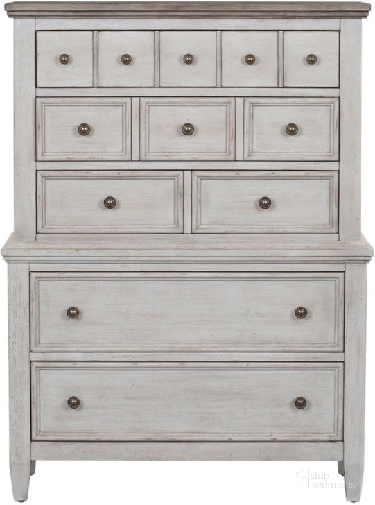 Heartland Antique White 5 Drawer Chest by Liberty | 1StopBedrooms
