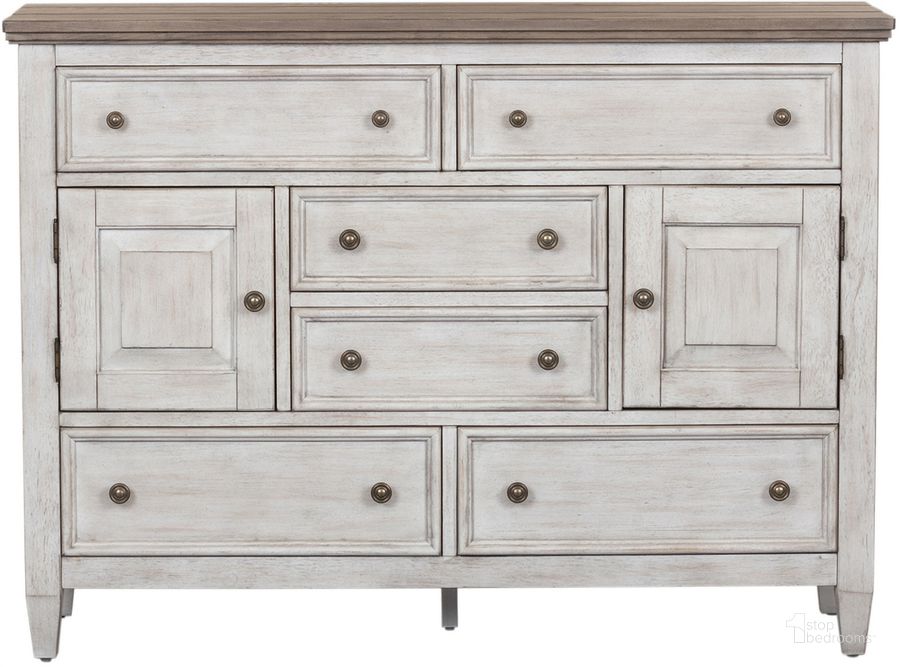 Heartland Antique White 6 Drawer Chesser by Liberty | 1StopBedrooms
