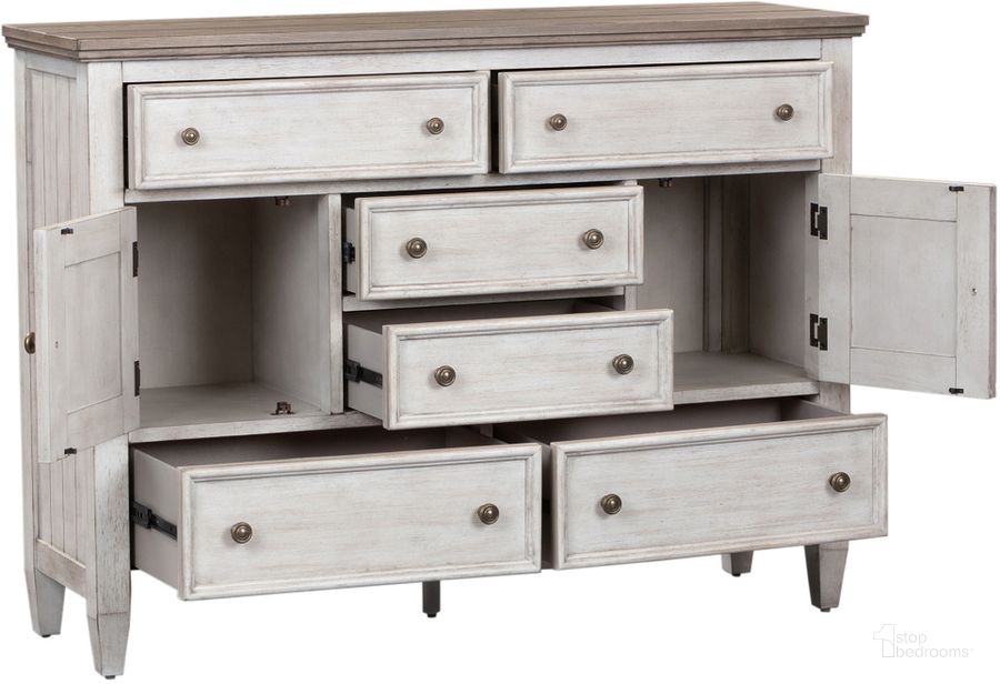 Heartland Antique White 6 Drawer Chesser by Liberty | 1StopBedrooms