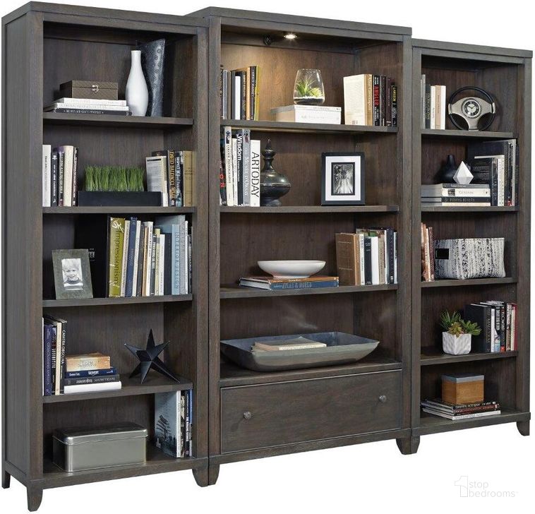 Hekman Left-Right Pier Bookcase | 1StopBedrooms