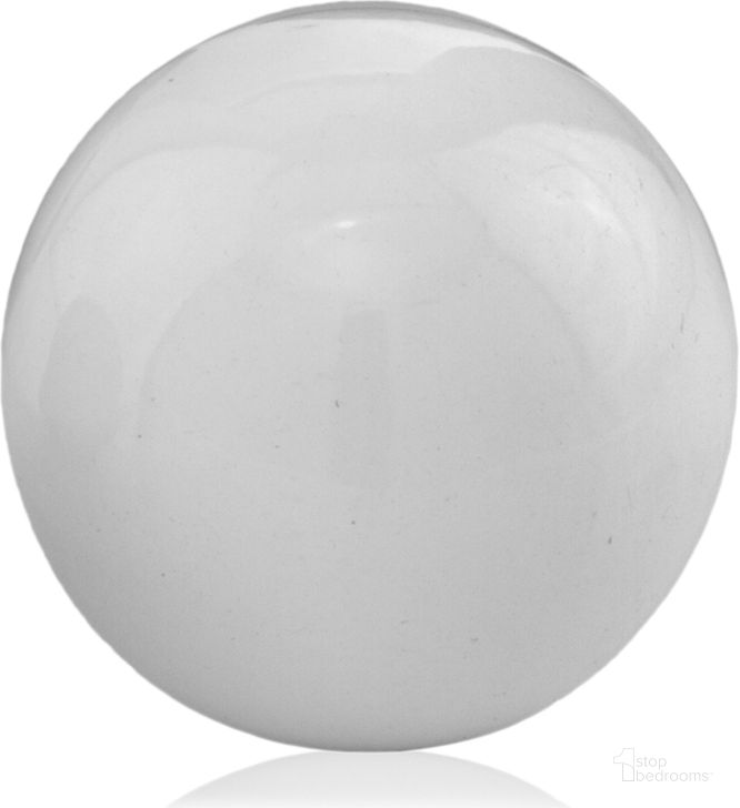 Homeroots White Ball Sphere | 1StopBedrooms