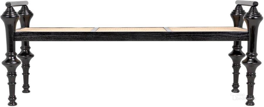Indochine Bench by Noir | 1StopBedrooms