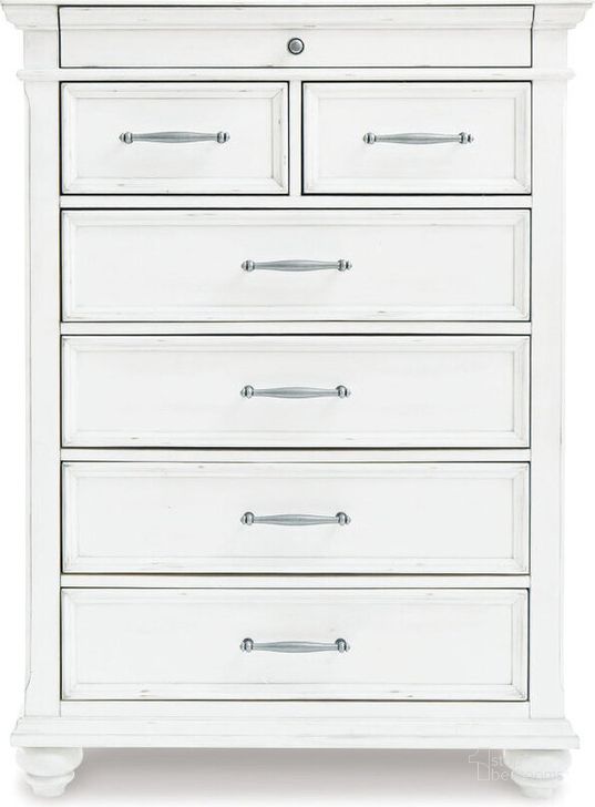 Kanwyn Whitewash Chest by Ashley Furniture | 1StopBedrooms