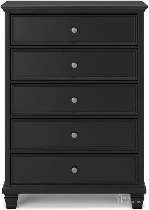 Lanolee Black Five Drawer Chest by Ashley Furniture | 1StopBedrooms