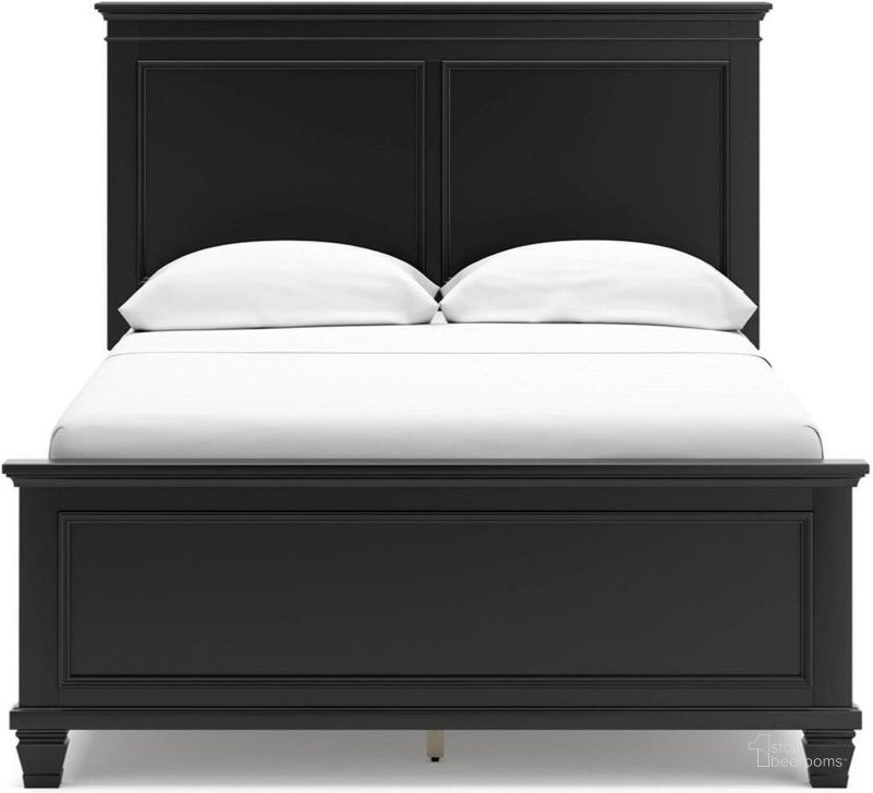 Lanolee Full Panel Bed In Black by Ashley Furniture | 1StopBedrooms