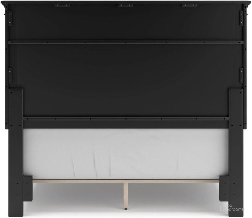 Lanolee Full Panel Bed In Black by Ashley Furniture | 1StopBedrooms