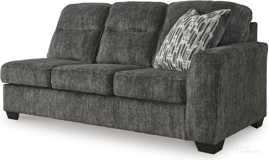 Lonoke 2-Piece LAF Sectional with Chaise In Gunmetal by Ashley ...