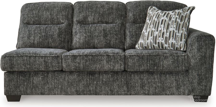 Lonoke 2-Piece LAF Sectional with Chaise In Gunmetal by Ashley ...