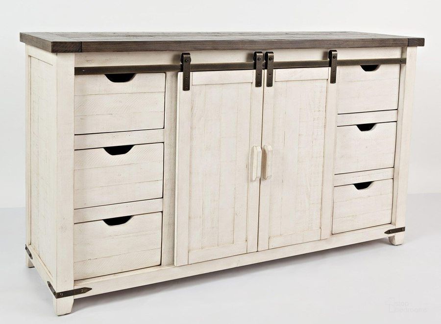 Madison County Dining Room Set (Vintage White and Barnwood) by Jofran ...