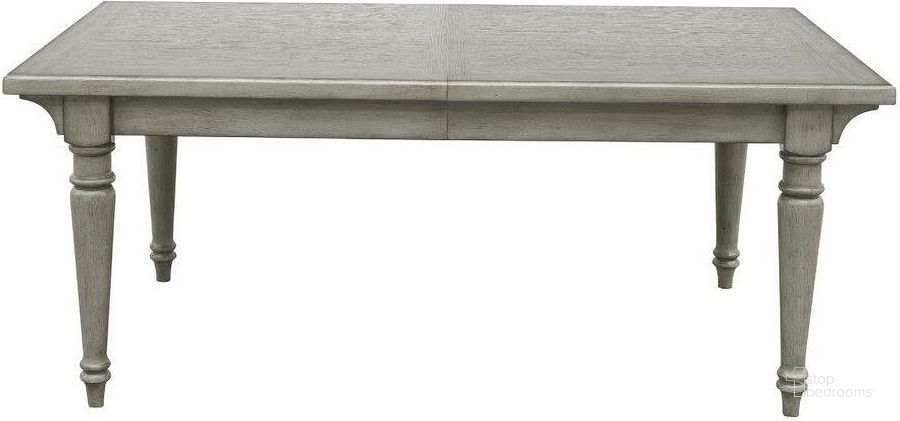 Madison Ridge Gray Leg Extendable Dining Room Set by Pulaski ...