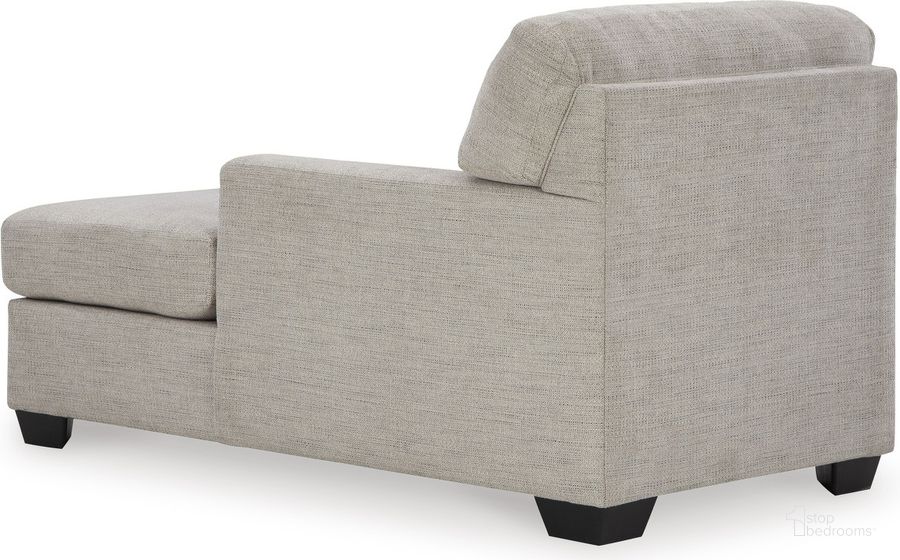 Mahoney Chaise In Pebble by Ashley Furniture | 1StopBedrooms