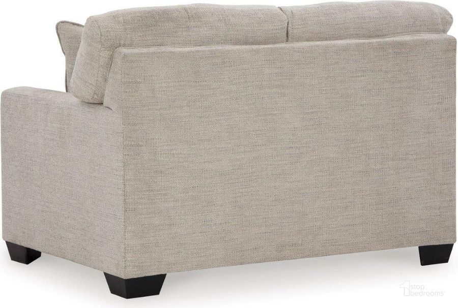 Mahoney Loveseat In Pebble by Ashley Furniture | 1StopBedrooms