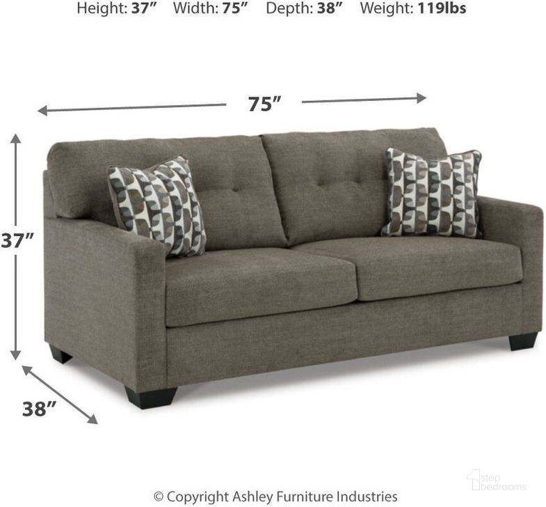 Mahoney Sofa In Chocolate by Ashley Furniture | 1StopBedrooms