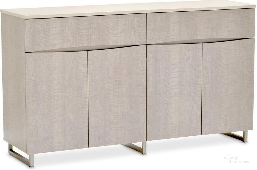Marin Sideboard In Greige by AICO | 1StopBedrooms