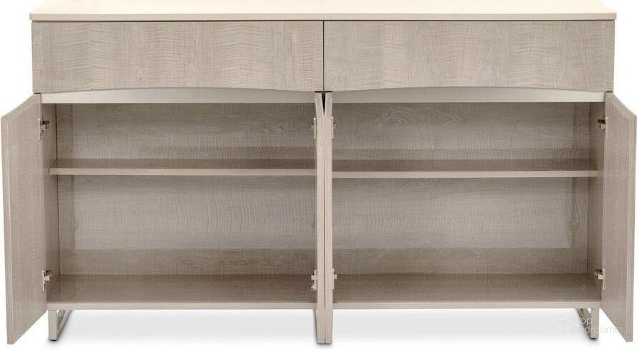 Marin Sideboard In Greige by AICO | 1StopBedrooms