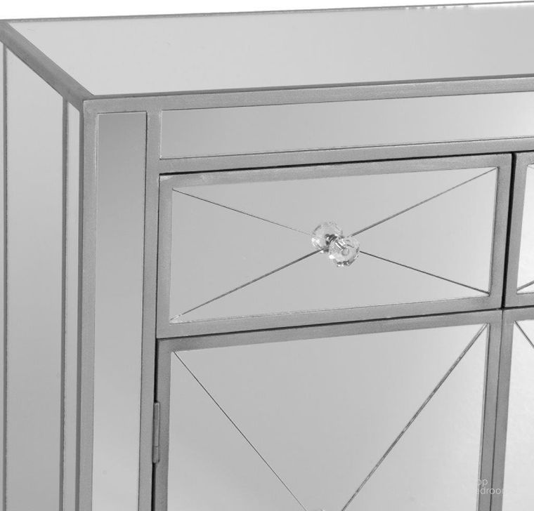 Mirage Mirrored Cabinet by SEI Furniture | 1StopBedrooms