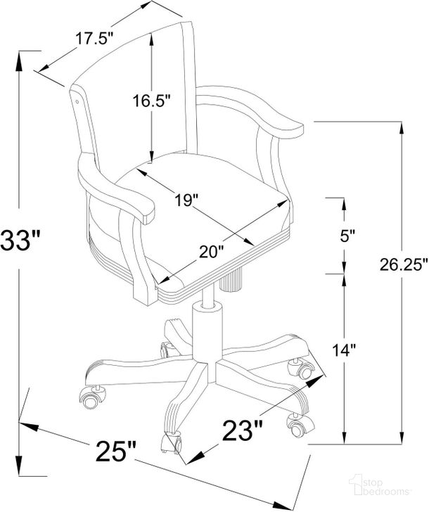 Mitchell Oak Game Table Set by Coaster | 1StopBedrooms