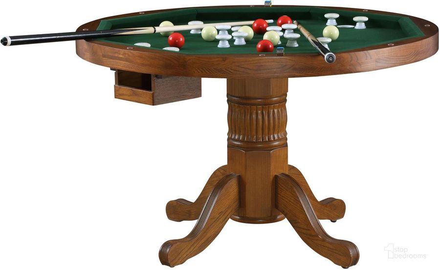 Mitchell Oak Game Table by Coaster | 1StopBedrooms