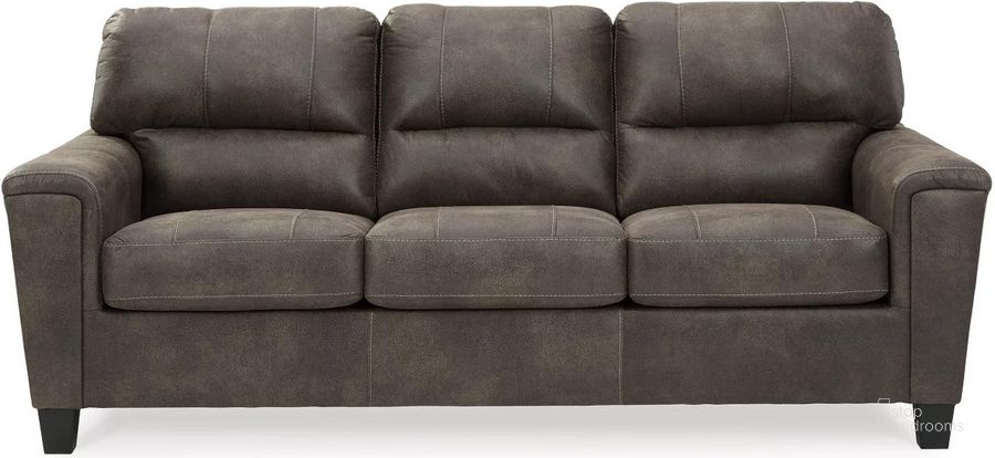 Navi Queen Sofa Sleeper In Smoke by Ashley Furniture | 1StopBedrooms