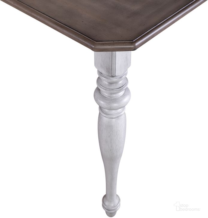 Ocean Isle Gathering Table In White by Liberty | 1StopBedrooms