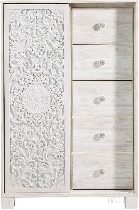 Paxberry Whitewash Dressing Chest by Ashley Furniture | 1StopBedrooms