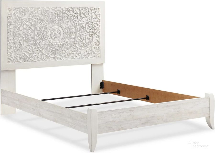 Paxberry Whitewash Queen Panel Headboard Only by Ashley Furniture ...