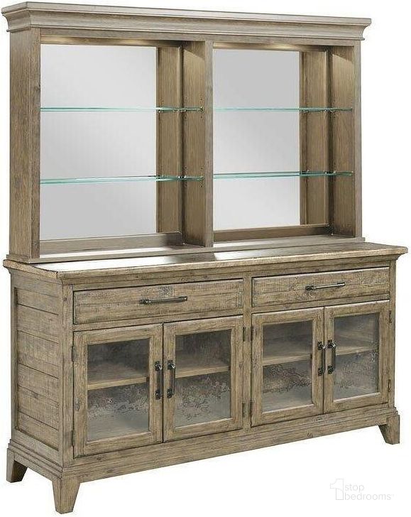 Plank Road Rankin Dining Room Set With Bench (Stone) by Kincaid ...
