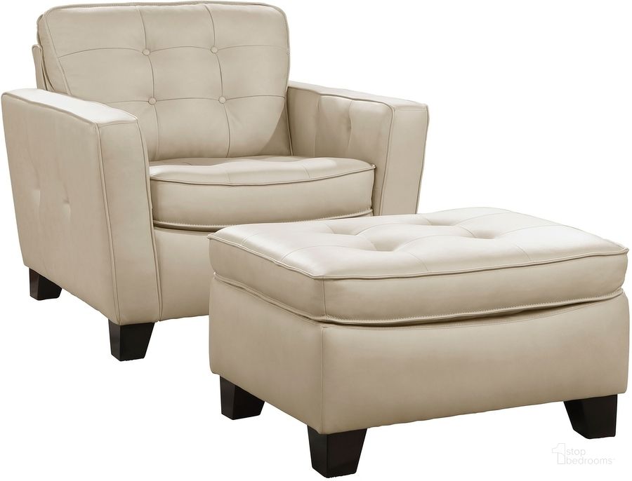 Renzo Ottoman In Beige by Homelegance | 1StopBedrooms