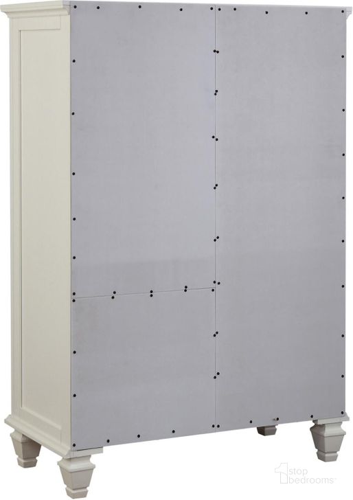 Sandy Beach White Door Chest by Coaster | 1StopBedrooms