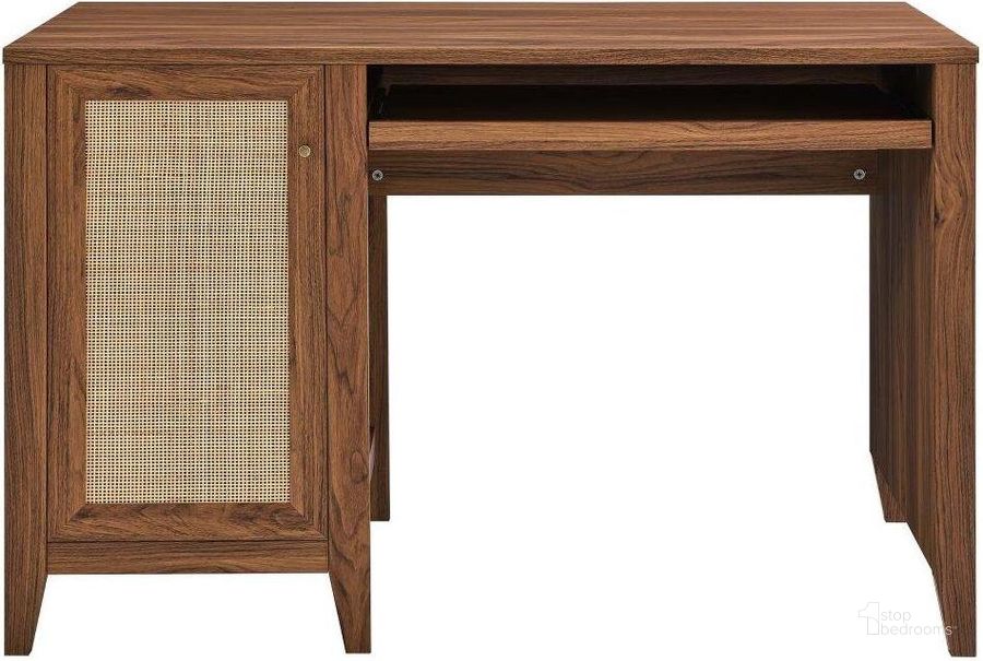Soma Walnut 47 Inch Office Desk by Modway | 1StopBedrooms