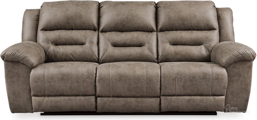 Stoneland Power Reclining Living Room Set In Fossil by Ashley Furniture ...
