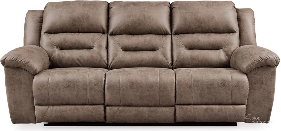 Stoneland Power Reclining Sofa In Fossil by Ashley Furniture ...