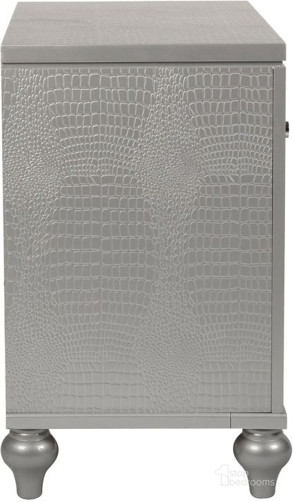 Valentino Silver Nightstand by New Classic | 1StopBedrooms