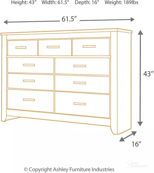 Zelen Dresser by Ashley Furniture | 1StopBedrooms