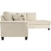 Abinger 2-Piece RAF Chaise Sectional In Natural by Ashley Furniture ...