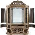 Acme Constantine Curio In Brown And Gold Finish | 1StopBedrooms