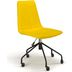 Arco Velvet Chair Rolling Swivel Task Chair In Gold by Aeons ...