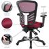 Articulate Mesh Office Chair In Red by Modway | 1StopBedrooms