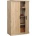 Aspen Post Storage Cabinet In Prime Oak by Sauder | 1StopBedrooms