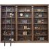 Avondale 96 Inch Tall Wall Bookcase with Ladder In Brown by Martin ...