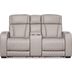 Boyington Power Reclining Loveseat with Console In Gray by Ashley Furniture | 1StopBedrooms