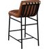 Burke Vegan Leather Counter Stool In Cognac by Meridian | 1StopBedrooms