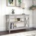 Bush Furniture Key West Console Table With Drawers And Shelves In Linen ...