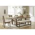 Cabalynn Light Brown Extendable Dining Room Set by Ashley Furniture ...
