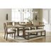 Cabalynn Light Brown Extendable Dining Room Set by Ashley Furniture | 1StopBedrooms